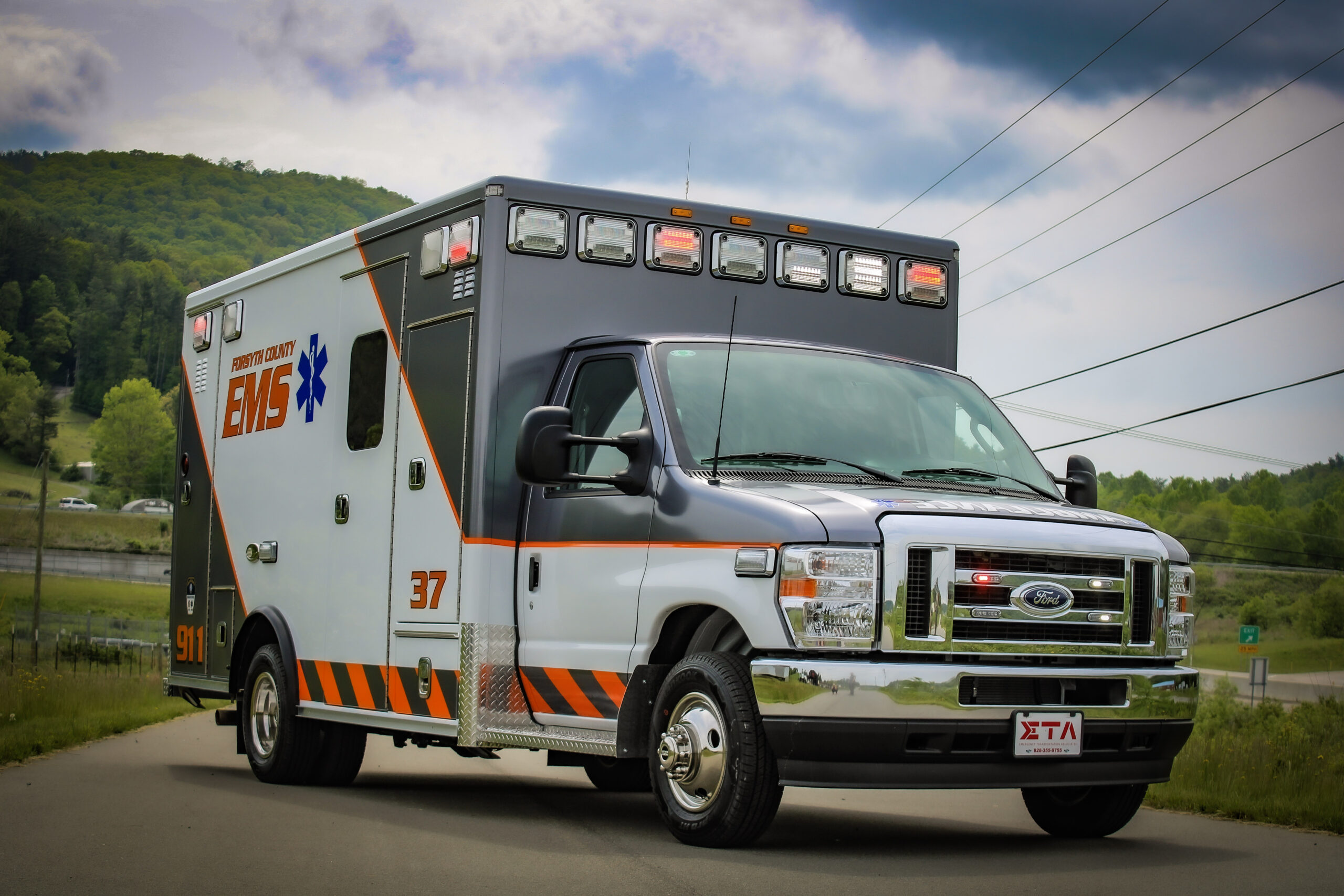 Forsyth County EMS - Type III Ambulance Remount - Ford E450 | Emergency ...
